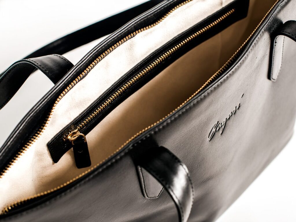 Large leather tote bag - Bagasi